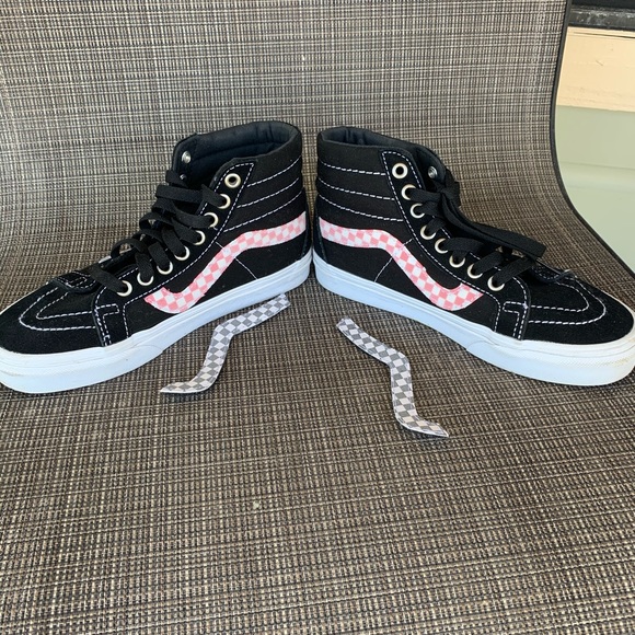 Vans | Shoes | Vans High Top Sk8hi Reissue Checkerboard | Poshmark